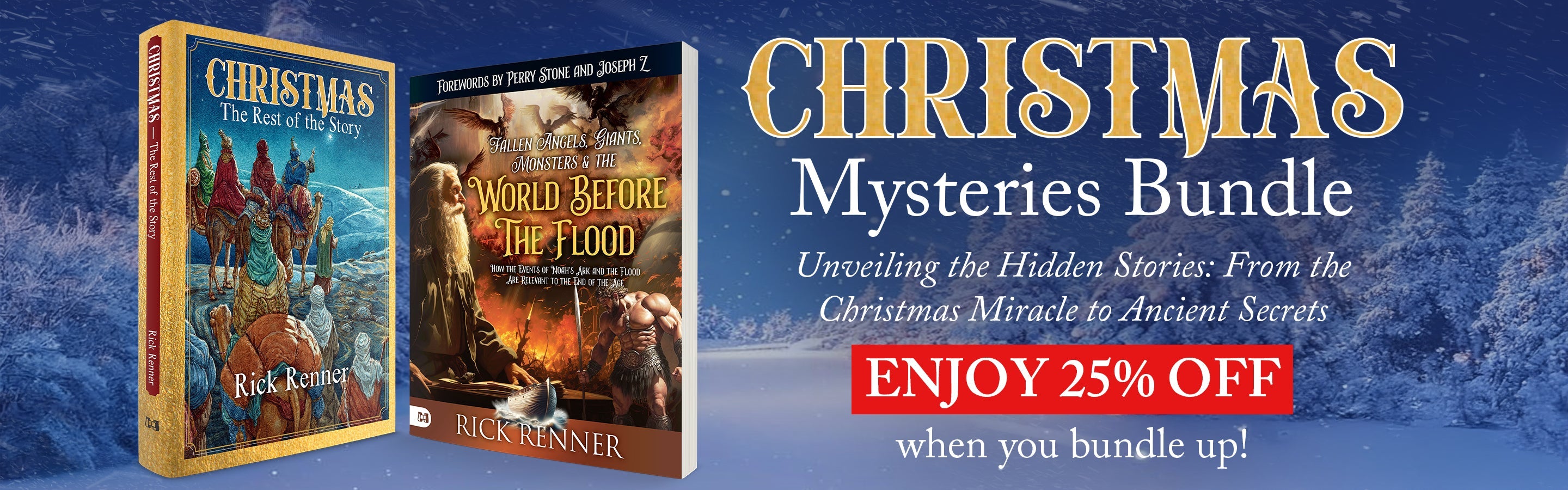 Christmas Bundle - Rick Renner - Faith & Flame - Books and Gifts