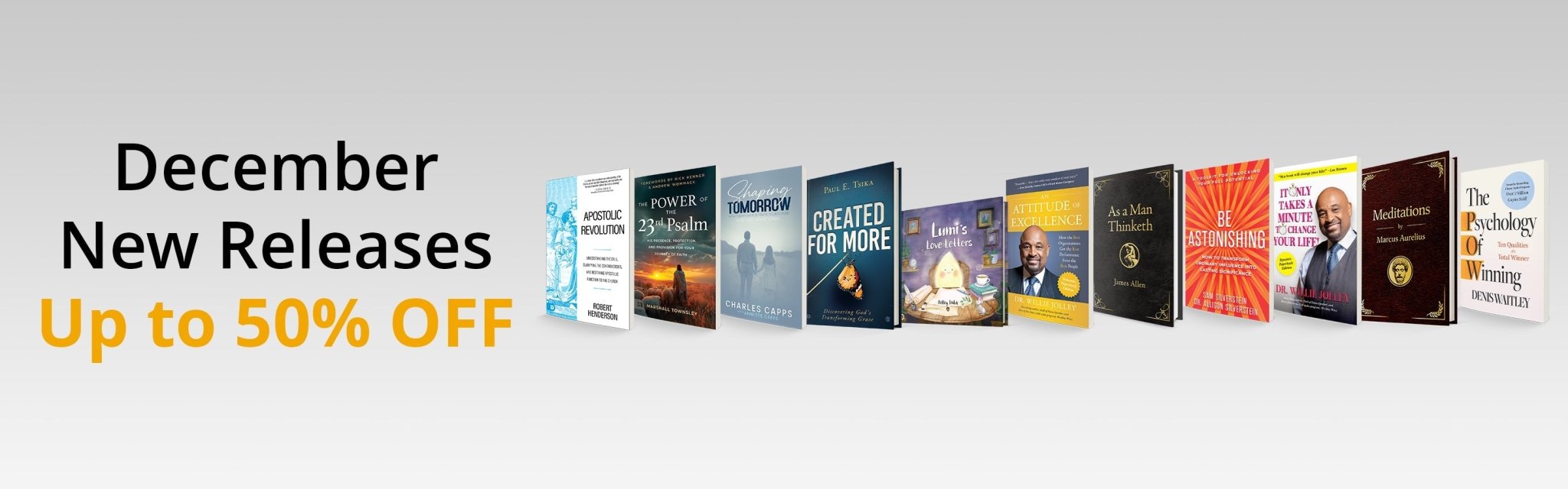 December 2025 New Releases - Faith & Flame - Books and Gifts